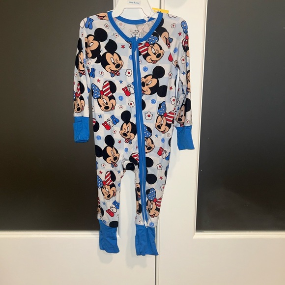 Pajamas | Mickey Mouse Bamboo Onesie | Poshmark